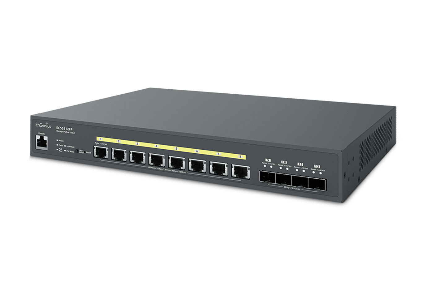 CloudSwitch MGPlus 8 Full PoE | EnGenius台灣 - 恩碩科技