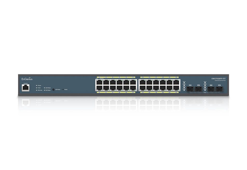 FitSwitch 24 Full PoE PoE+ Network Switch | EnGenius Networks Europe B.V.