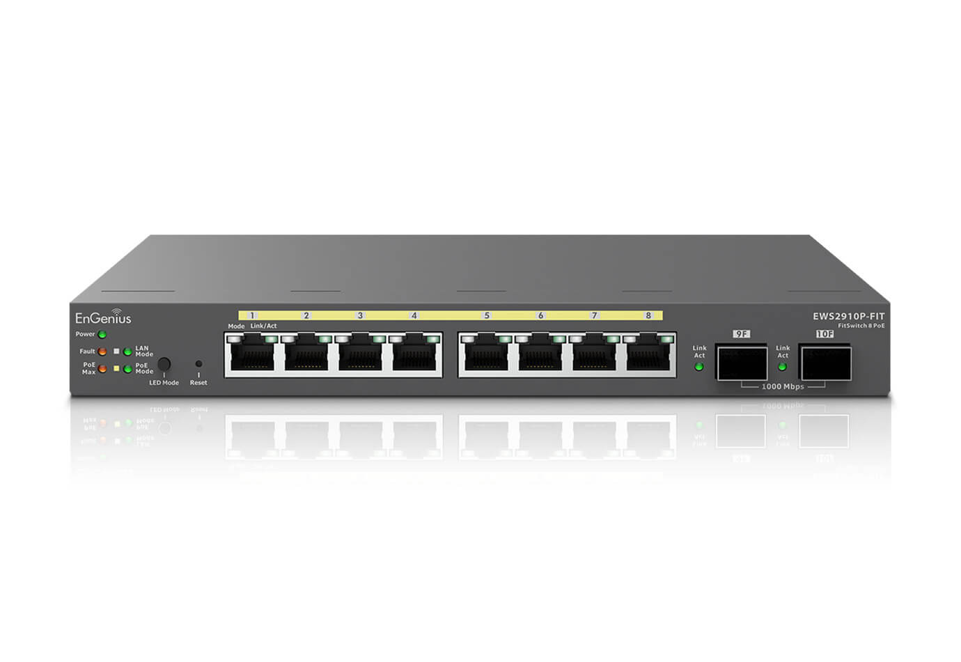FitSwitch 8 PoE PoE+ Network Switch | EnGenius APAC.
