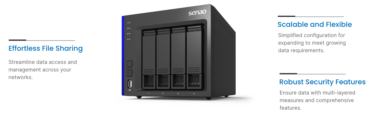 NAS System｜Streamline Data Sharing and Storage | Senao Networks