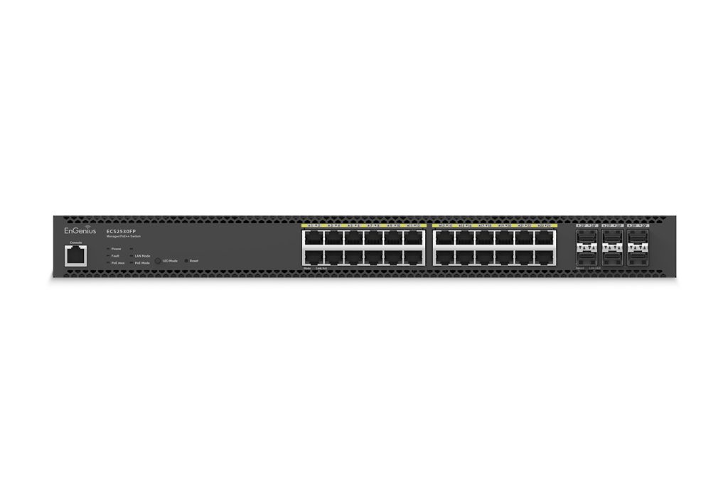CloudSwitch MGPlus 24 Full PoE 6 SFP+ | EnGenius Networks Europe B.V